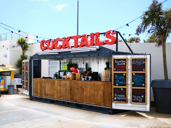 Shipping Container Outdoor Bar